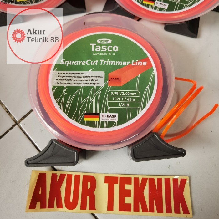 Jual tali senar potong rumput TASCO 1/2 lb 42m TASCO ASLI ORIGINAL ...