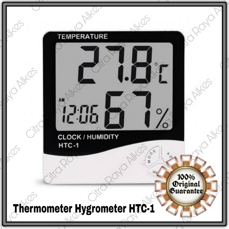 Jual thermohygrometer digital / termometer digital humidity ...