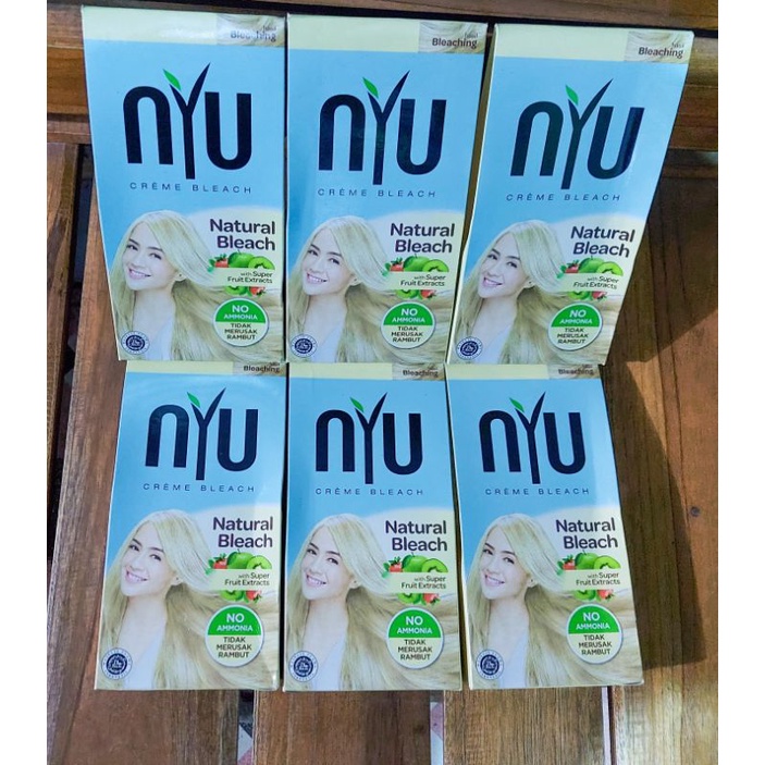 Jual NYU Hair Colour Pewarna Rambut Bleacing Box | Shopee Indonesia