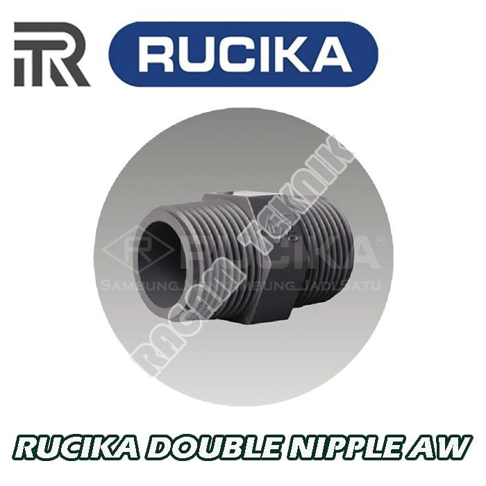 Jual Langsung Order Rucika Double Nipple 1/2" AW dobel nepel nipel PVC drat luar sock sok Diskon ...