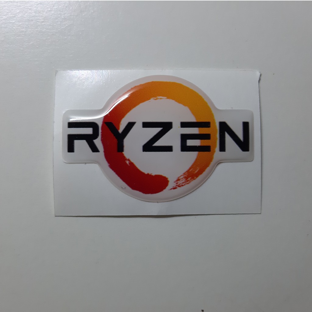 Jual Sticker Stiker AMD RYZEN Timbul 3D | Shopee Indonesia