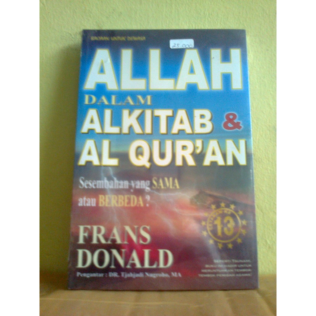 Jual Buku Allah dalam Al Kitab dan Al Qur an | Shopee Indonesia
