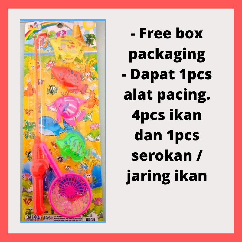 Jual Mainan Anak Pancing Pancingan Ikan Memancing Mancing Ikan Fishing ...