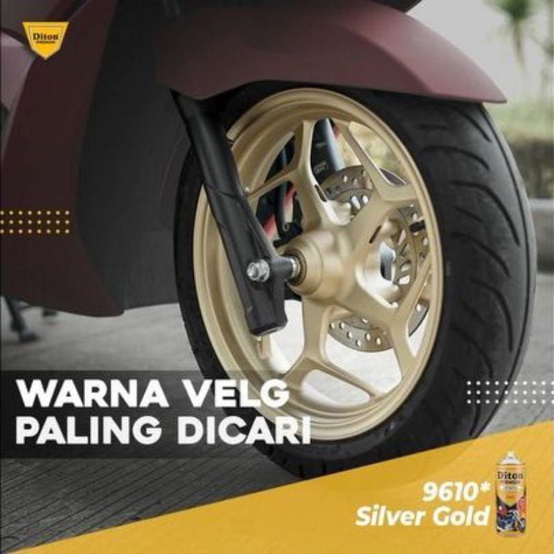 Jual Pilok Velg Silver Gold 9610 * Diton Premium Cat Semprot Sepeda ...