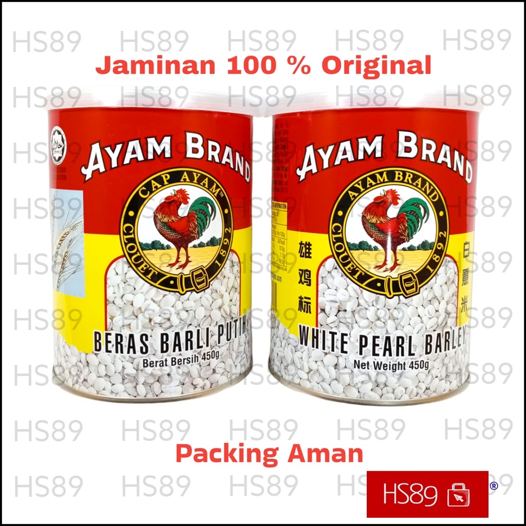 Jual Beras Barley Ayam Brand 450 gr - Beras Barli Putih - White Pearl ...