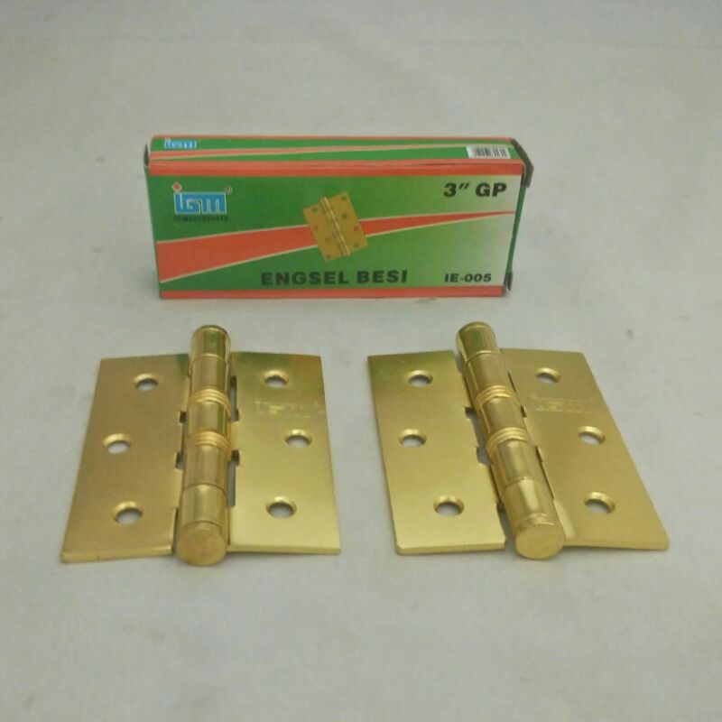 Jual Engsel tebal 3 inch GP IGM, engsel pintu/ jendela, engsel besi ...