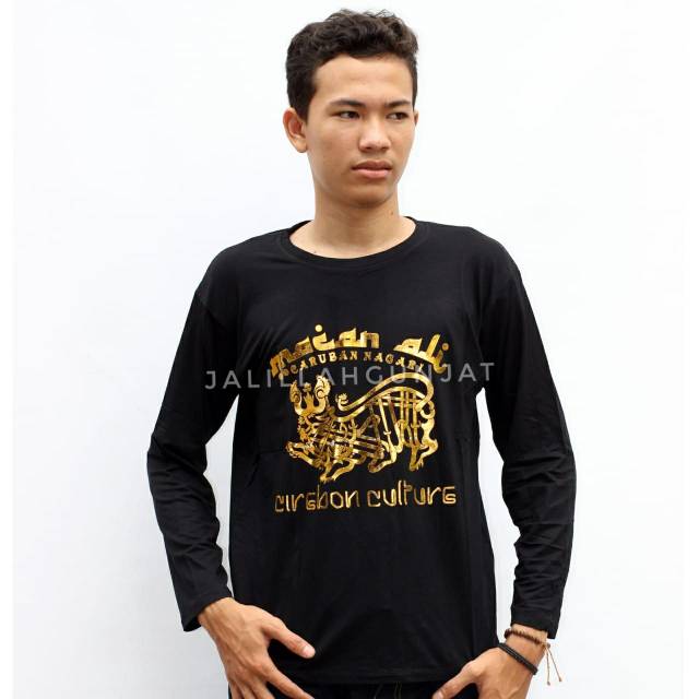 Jual Kaos macan ali lengan panjang-lambang kerajaan cirebon-macan ali ...