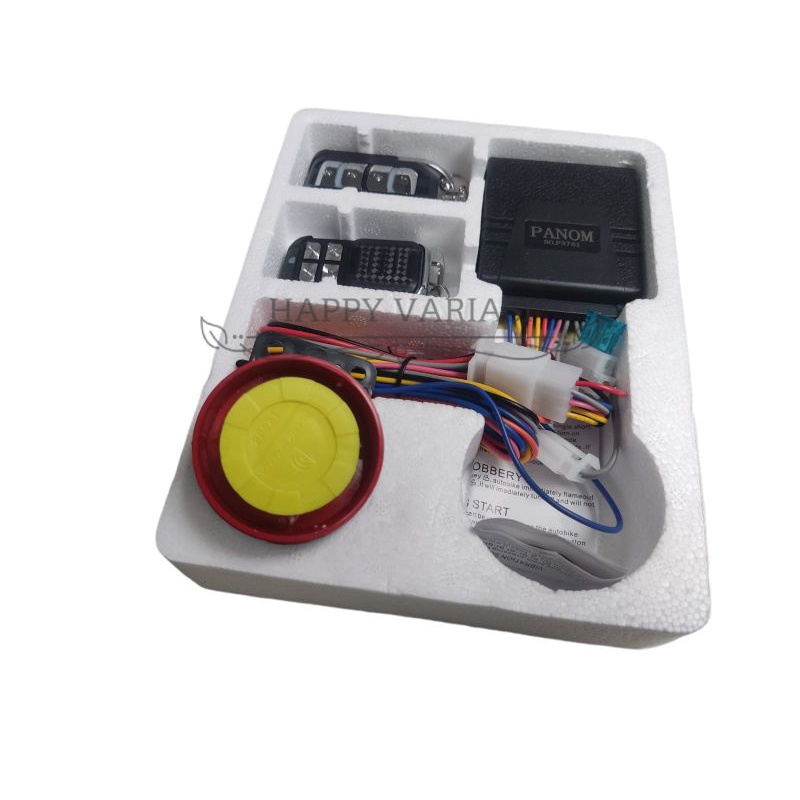 Jual Alarm Motor System Panom Alarm Motor Anti Maling Universal Motor ...