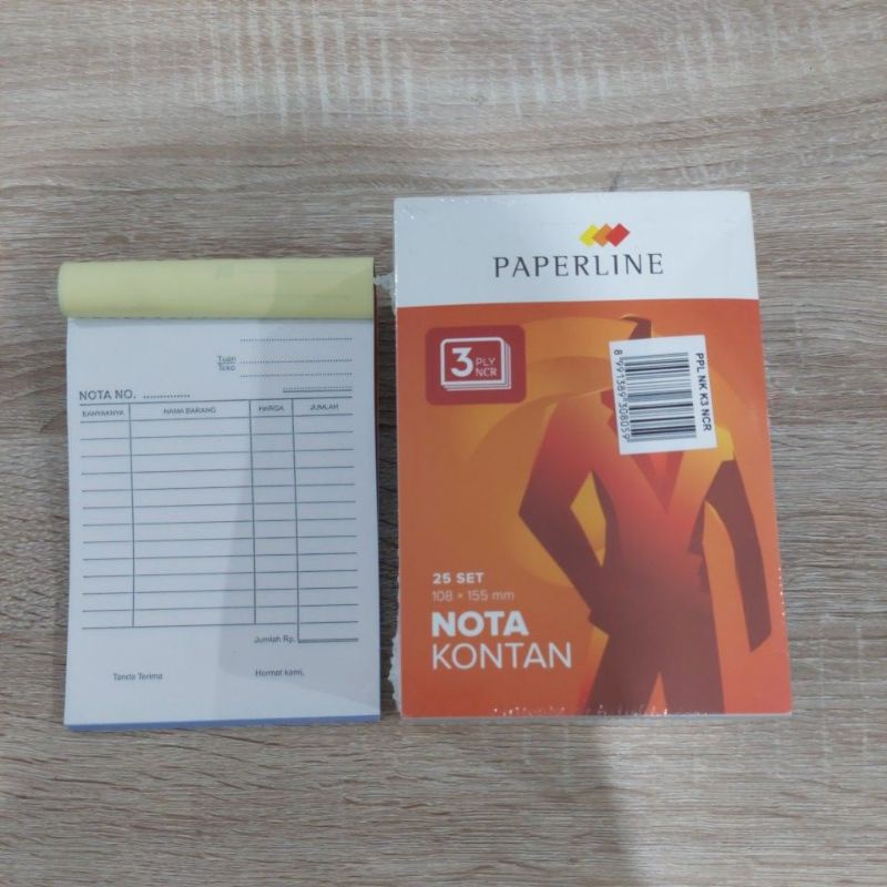 Jual Buku Nota Kecil 3Ply K3 Paperline / Nota Kontan K3 PPL | Shopee ...