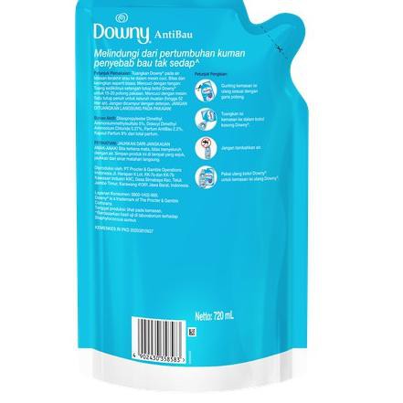 Jual LYS Downy Pelembut Pakaian / Biru Antibau Refill 720ml Pewangi ...