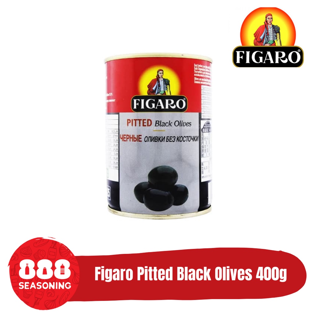 Jual FIGARO PITTED BLACK OLIVES 400g | Shopee Indonesia