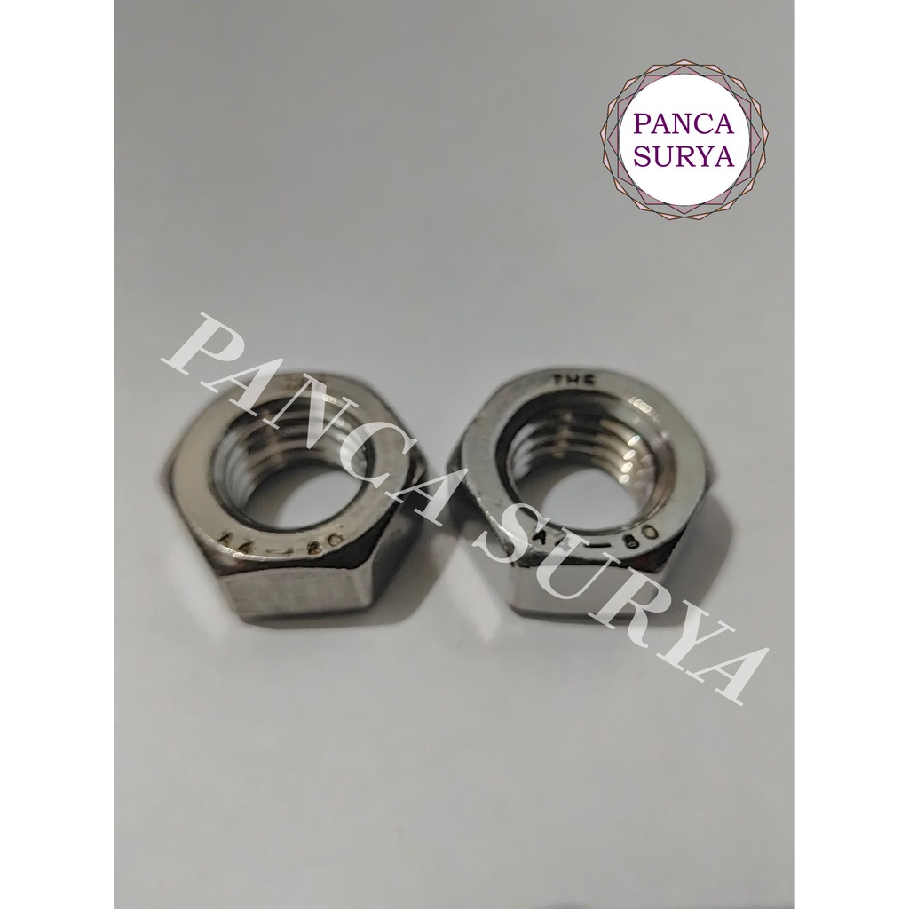 Jual Mur Baut Stainless Steel SUS 304 M14 THE (MINIMAL PEMBELIAN 5 PCS) | Shopee Indonesia