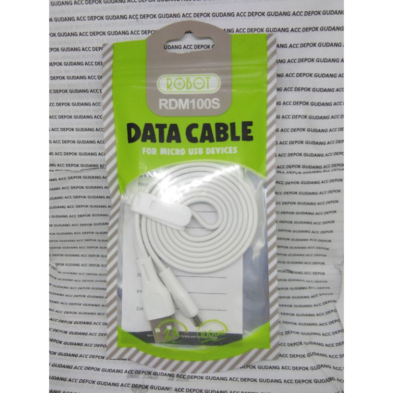 Jual Kabel Robot Micro USb 2A RDM 100S Original | Shopee Indonesia