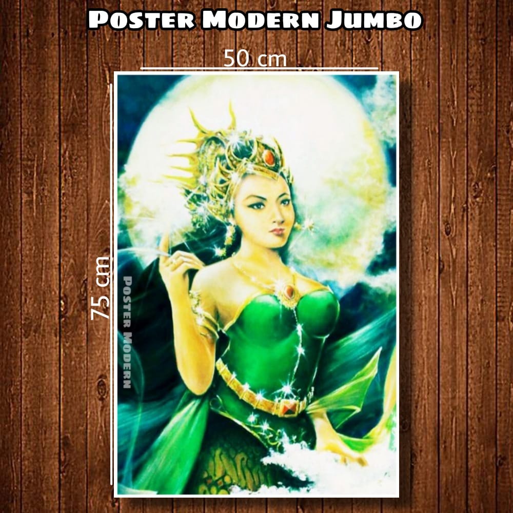 Jual Poster Modern Jumbo Foto Nyi Roro Kidul #PMJ012 - Ukuran 50 x 75 ...