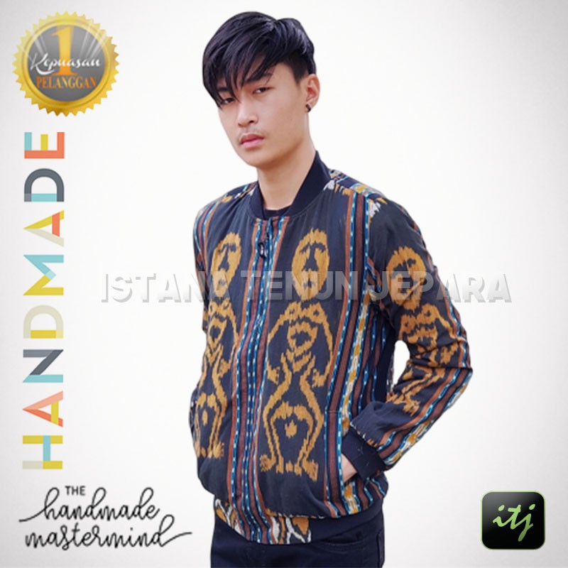 Jual Jaket Pria, Jaket Bomber, Jaket Kain Tenun Etnik | Shopee Indonesia