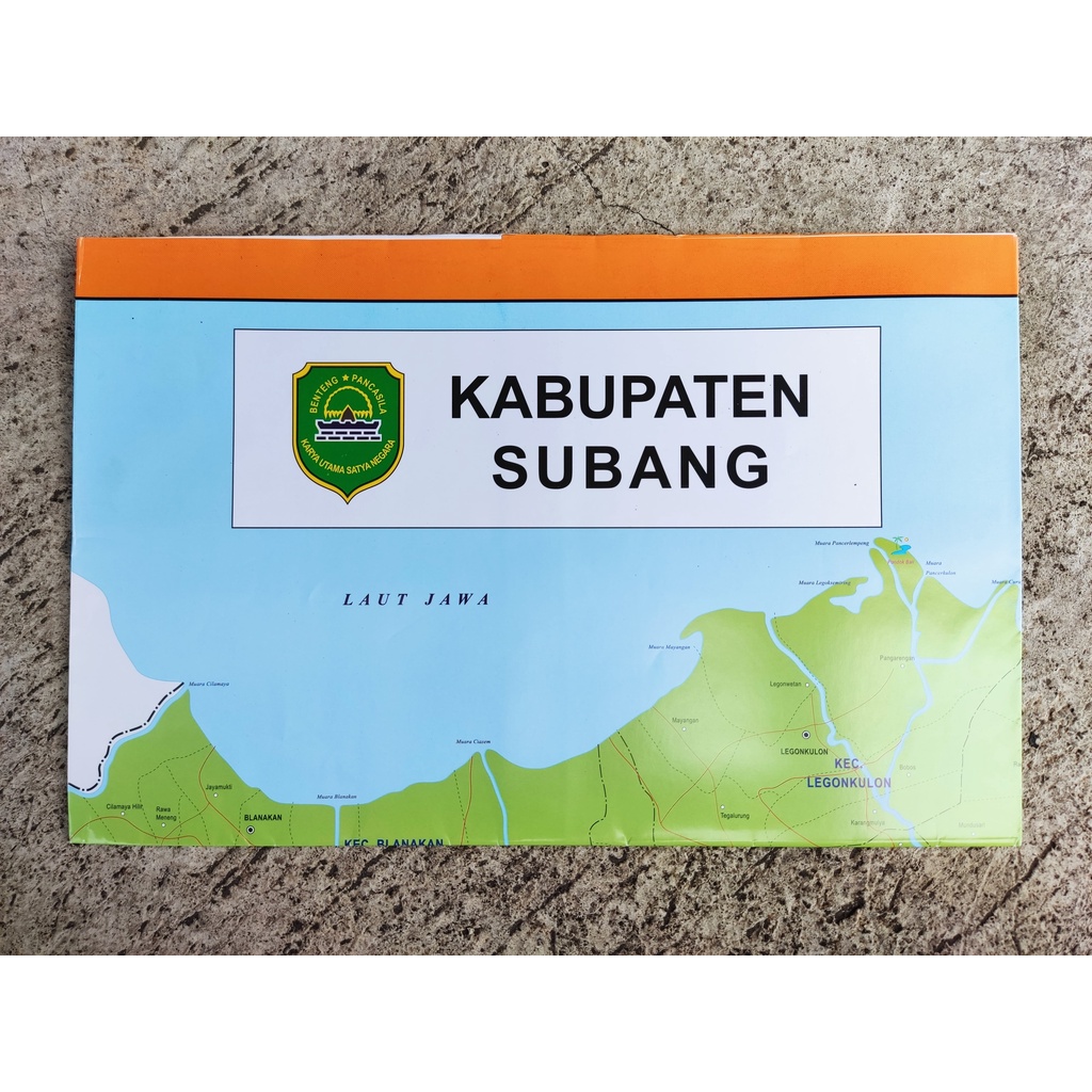 Jual Peta Kabupaten Subang Lipat | Shopee Indonesia