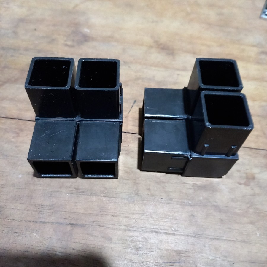 Jual Siku Frame 2.5 x 5 cm Soket Corner ABS Hollow 1 x 2 Outdoor ...