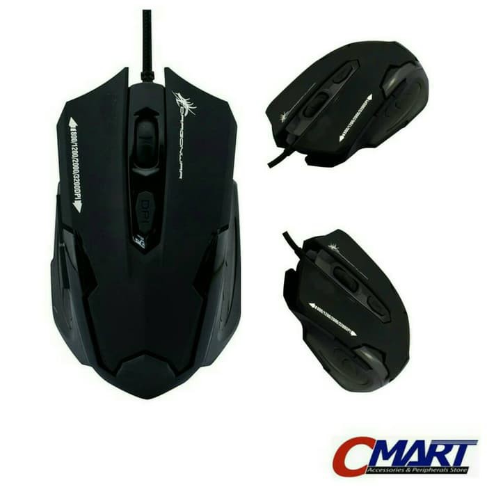Jual Dragon War Emera G11 Blue Sensor Gaming Mouse BLACK - ELE-G11 ...
