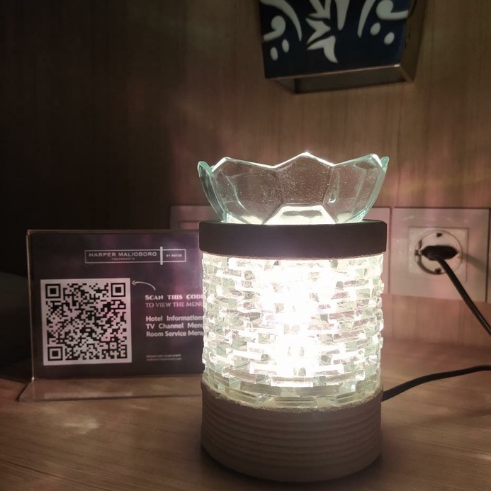 Jual Lampu Pemanas Aromaterapi Lampu Hias Meja Kamar Model Tabung ...