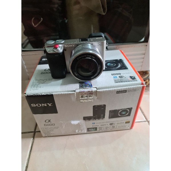 Jual sony a6000 kit lengkap box original resmi | Shopee Indonesia