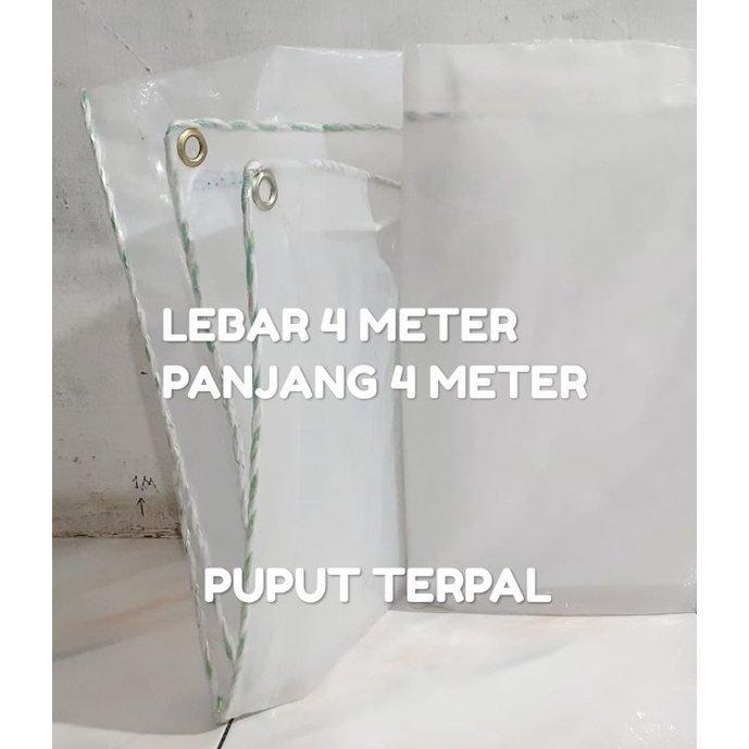 Jual Terpal Plastik Bening Transparan Ukuran 4x4 Meter Tebal Dan ...