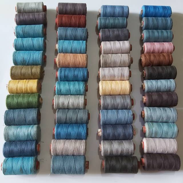 Jual Koleksi 1 Paket Benang Jahit Jadul Roll Gulungan Kertas Ukuran ...