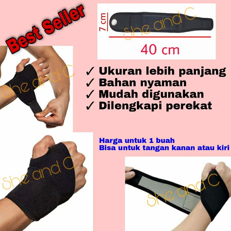Jual Deker Pergelangan Tangan Hand Splint Wrist Brace Support Carpal ...