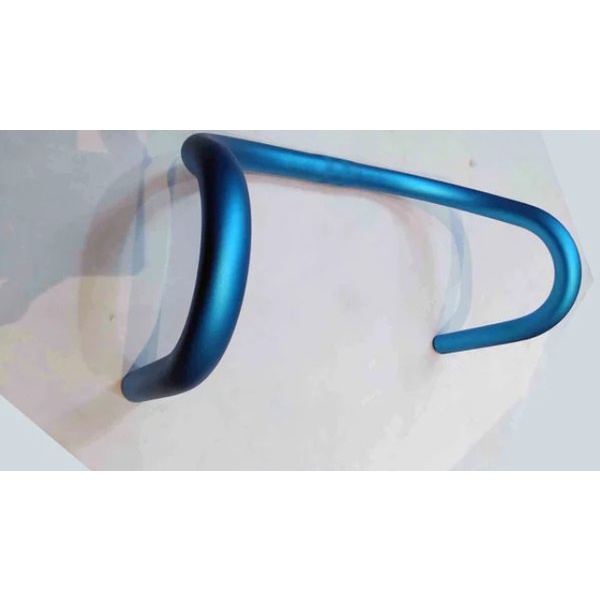 Jual Handlebar Stang Sepeda Balap Drop Bar Track Bar Ano Blue Diameter ...