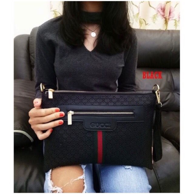Jual TAS WANITA SELEMPANG MACCA CLUTCH GC 369 EMBOSS KEREN DOUBLE STRAP ...