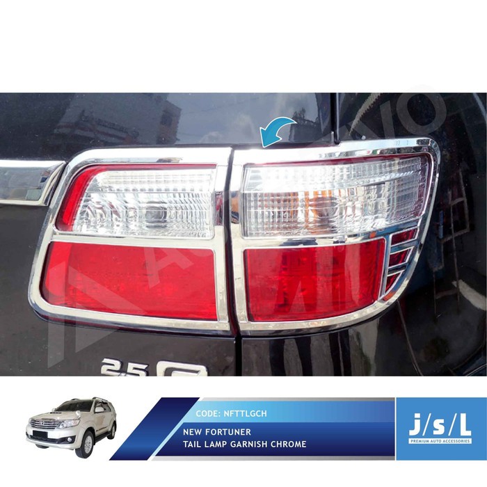 Jual Garnis Garnish Toyota Fortuner 2008 2009 2010 Belakang Tail Lamp ...