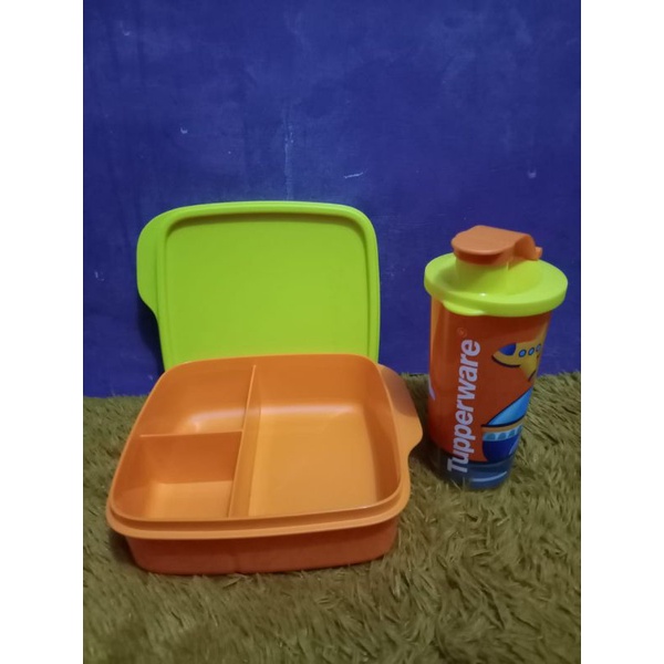 Jual Tupperware Set Bekal Anak / Set Lolly tup Tumbler | Shopee Indonesia