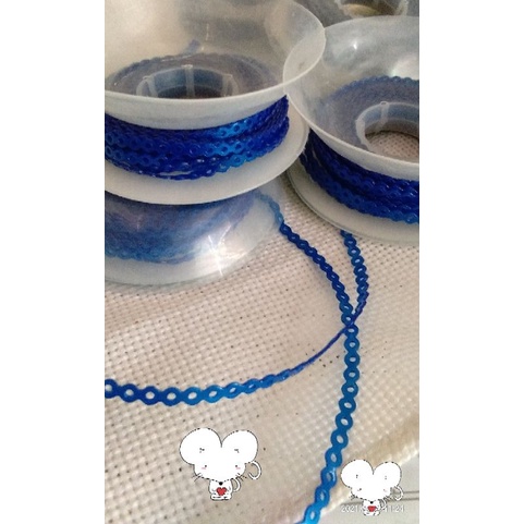 Jual karet behel power chain 10 cm,biru metalik | Shopee Indonesia
