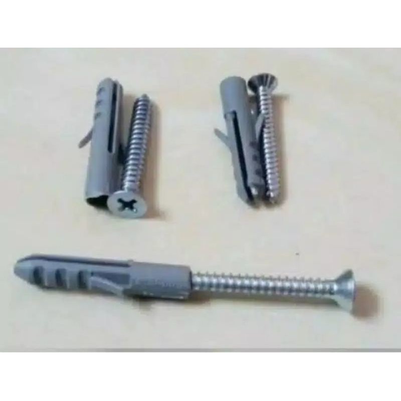 Jual Sekrup/baut dan piser alat untuk pasang kaki/breket batang gorden ...