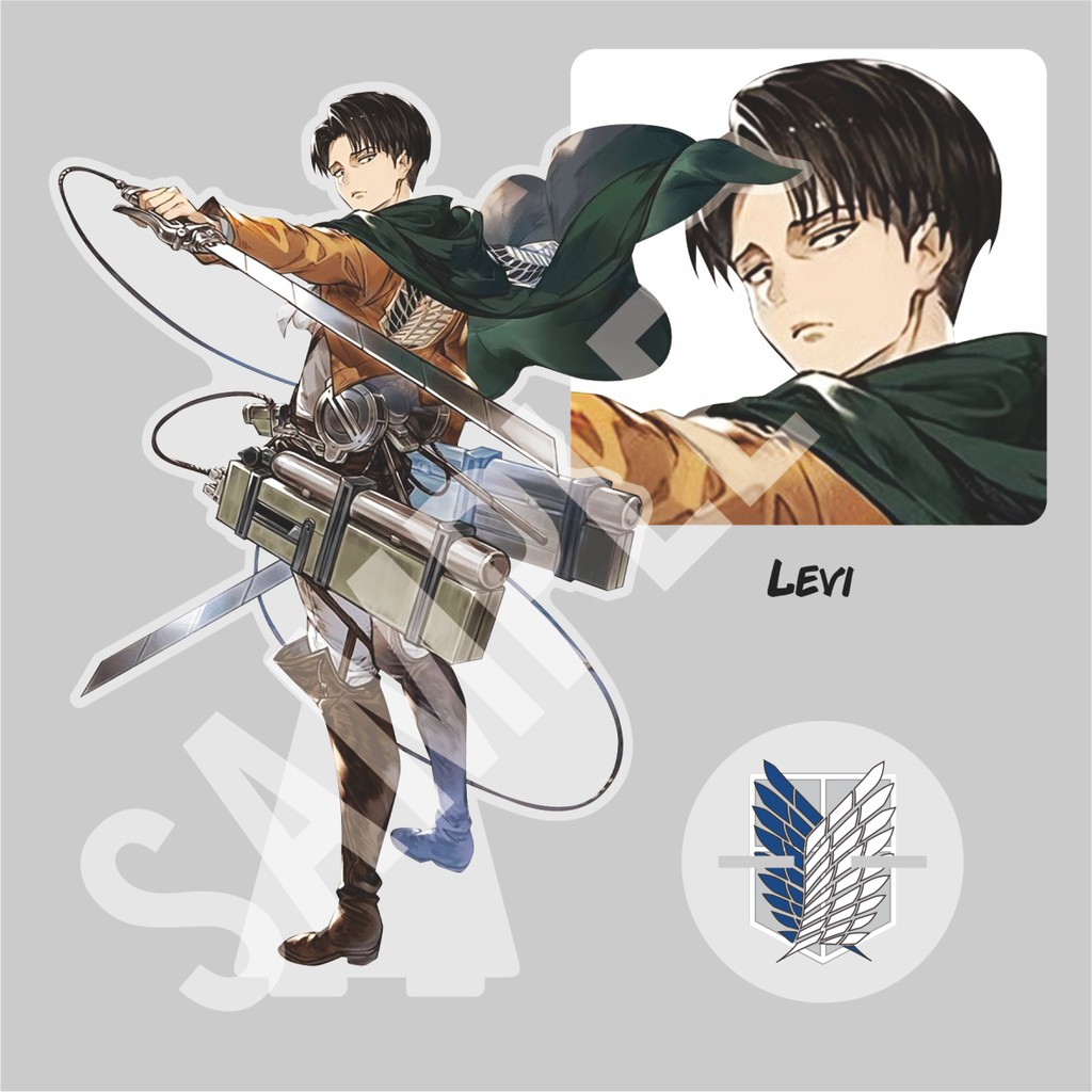 Jual [Pre Order] Standee Akrilik Attack on Titan Action Figure ...