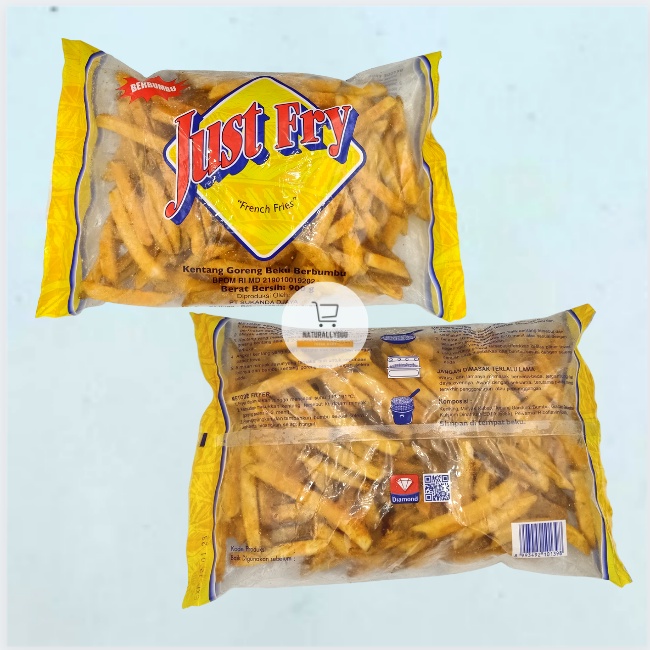Jual Just Fry French Fries Seasoned Coated 900Gr / Kentang Goreng ...