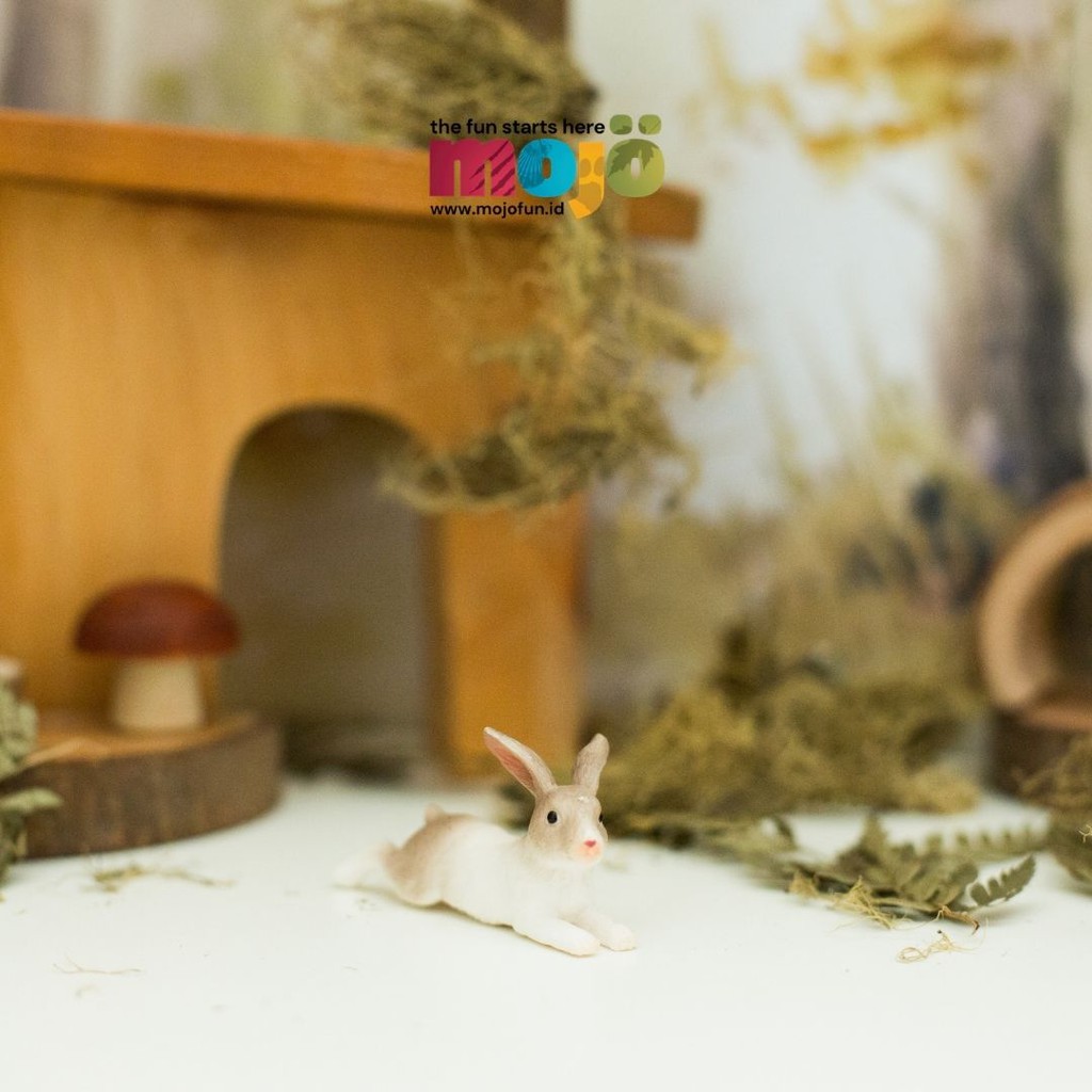 Jual Mojo Fun Rabbit Lying / Kelinci 87142 - Pet Collection | Shopee ...