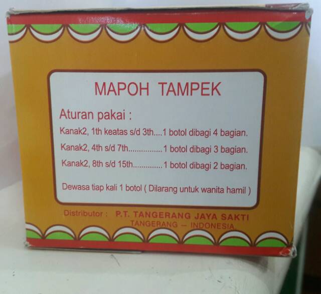 Jual Ma Poh Cap Bola Obat Tampek / Mapoh (meredakan demam, gatal ...