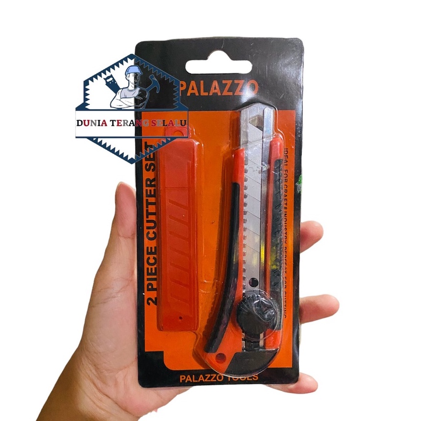 Jual Pisau Cutter PALAZZO Besar Putar Set (model kenko ...