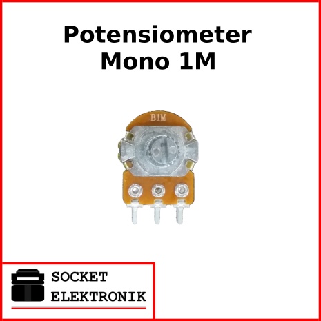 Jual Potensiometer Mono Potensio 1M 1 M Ohm Merk WL | Shopee Indonesia