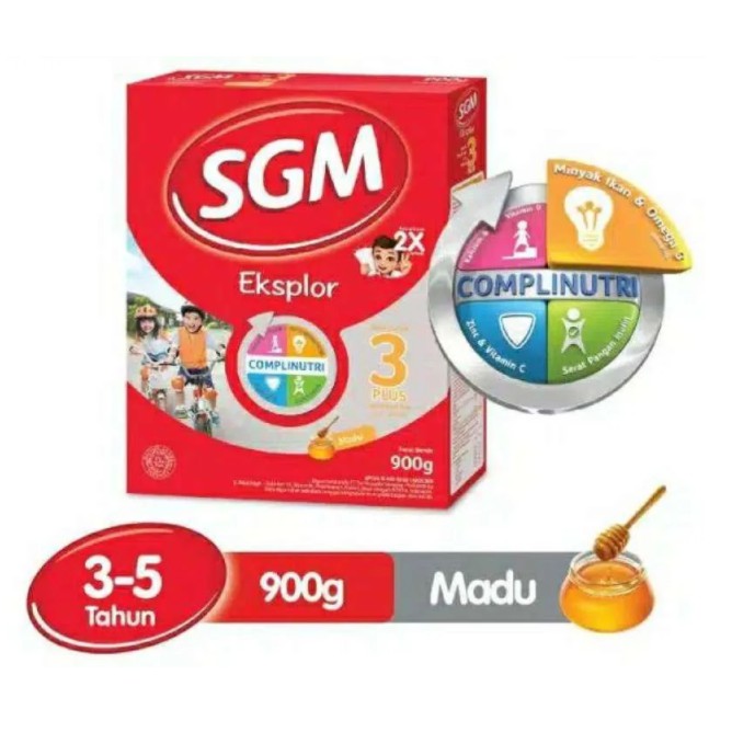 Jual SGM 3 PLUS MADU 900 GRAM | Shopee Indonesia