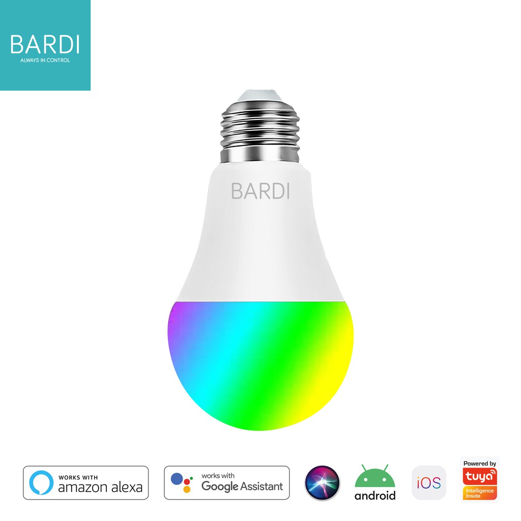 Jual BARDI Smart LIGHT BULB RGB+WW 12 W Wifi Wireless IoT For Home ...