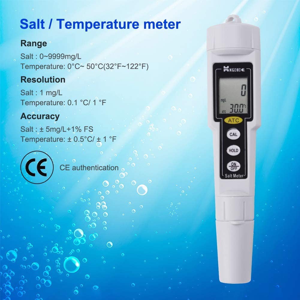 Jual Salt Meter CT3081 Kedida 0-9999 mL/g gram CT-3081 Ukur kadar garam ...