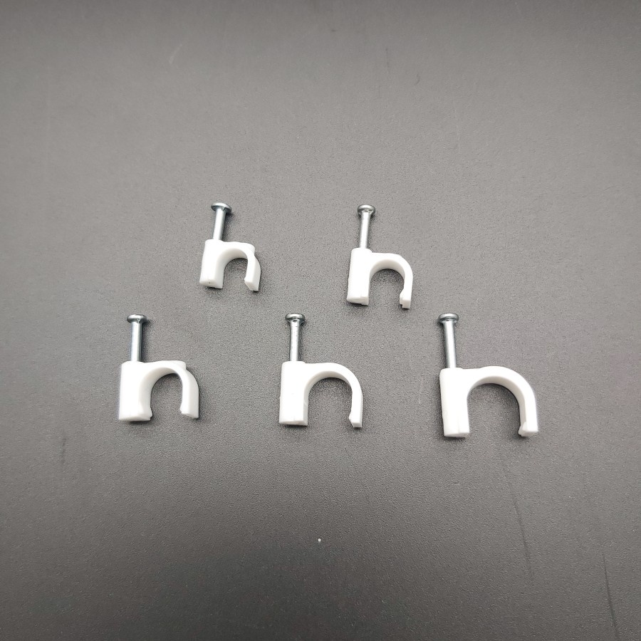 Jual Klem Kabel Clip Cable 6 7 8 9 10mm 100 Pcs Klem Pipa Penjepit ...