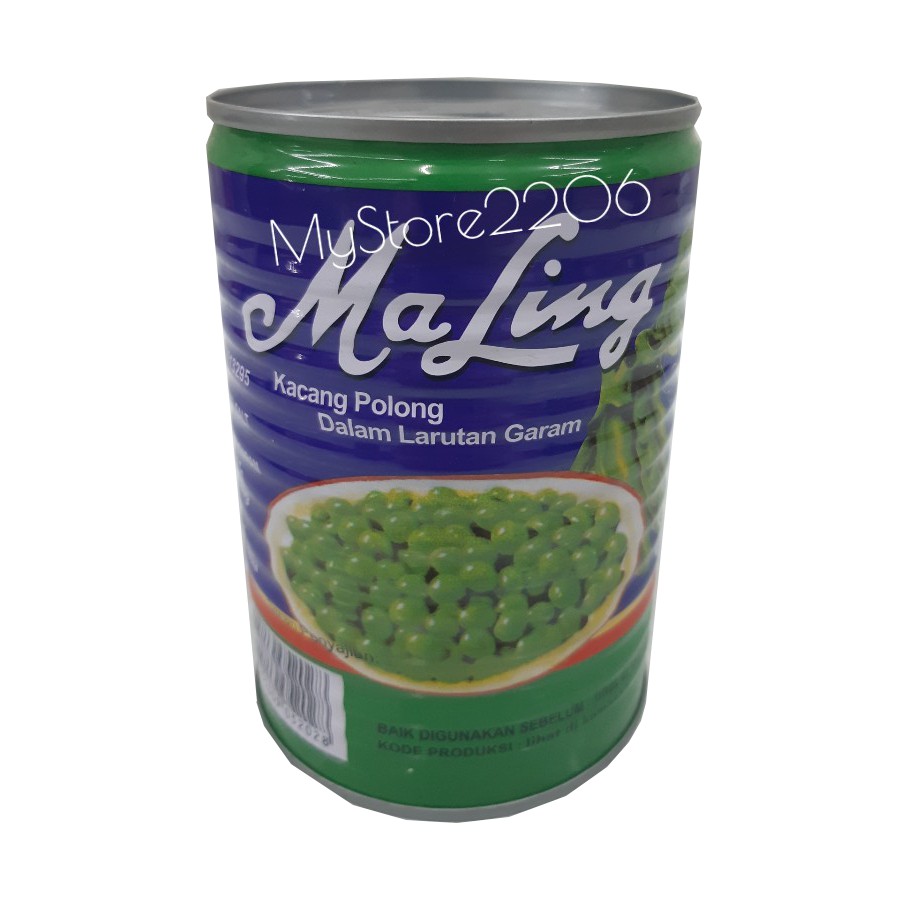 Jual Kacang Polong Kaleng dalam Larutan Garam merek Maling | Shopee ...