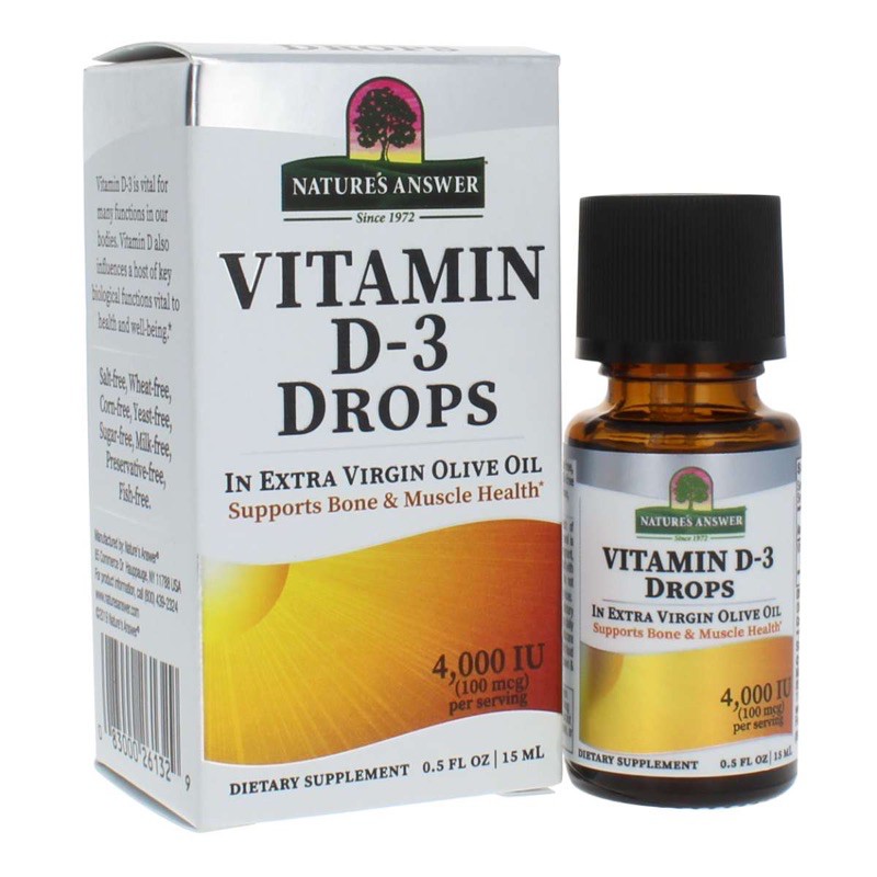 Jual Natures Answer Vitamin D3 Natures Answer Vitamin D3 Drop 4000iu ...