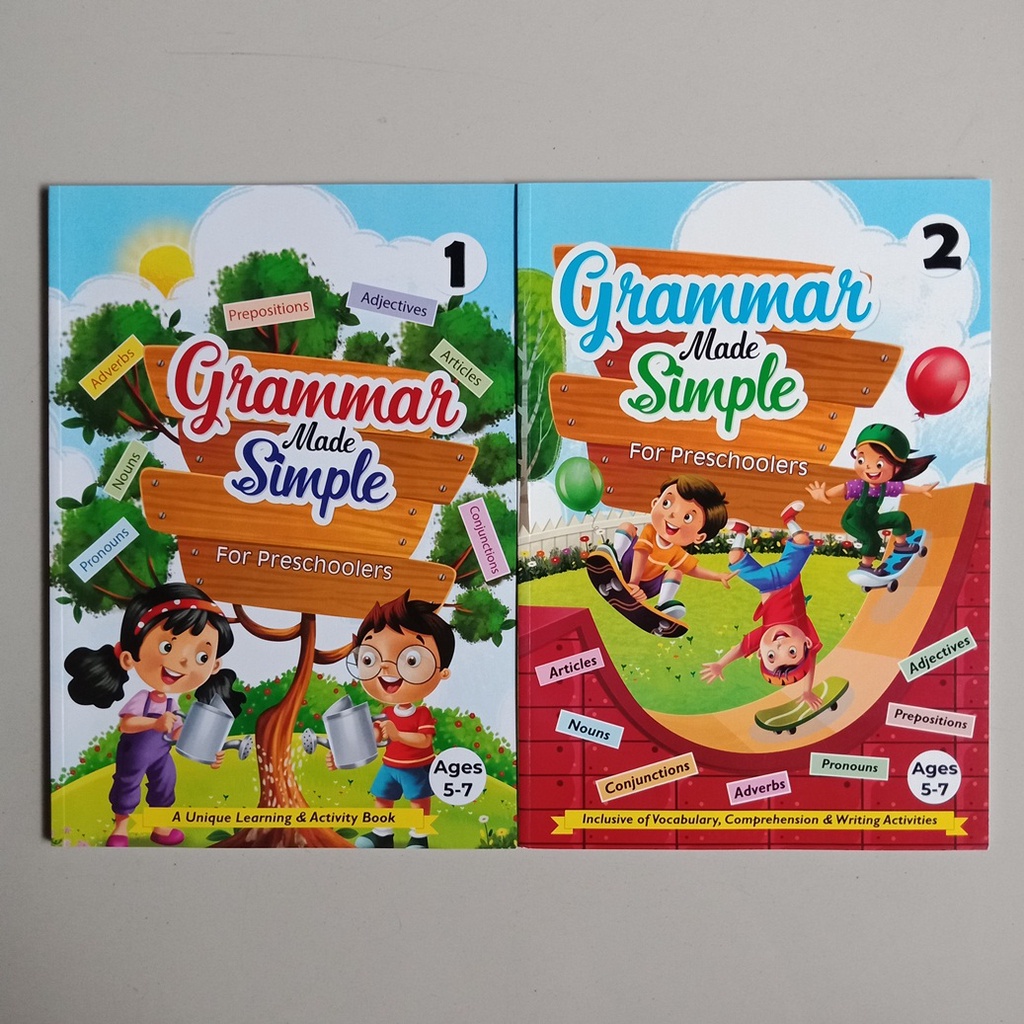 Jual BUKU GRAMMAR MADE SIMPLE FOR PRESCHOOLERS 1 - 2 (PILIHAN PER BUKU) | Shopee Indonesia