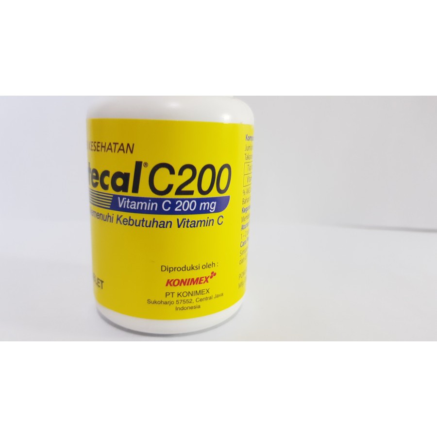 Jual Deskripsi Protecal C 200 - Vitamin C 200mg - 200 Tablet PROTECAL ...