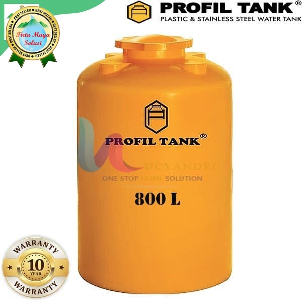 Jual Tangki Air Plastik Profil Tank 800 Liter TDA Tandon Toren Air ...