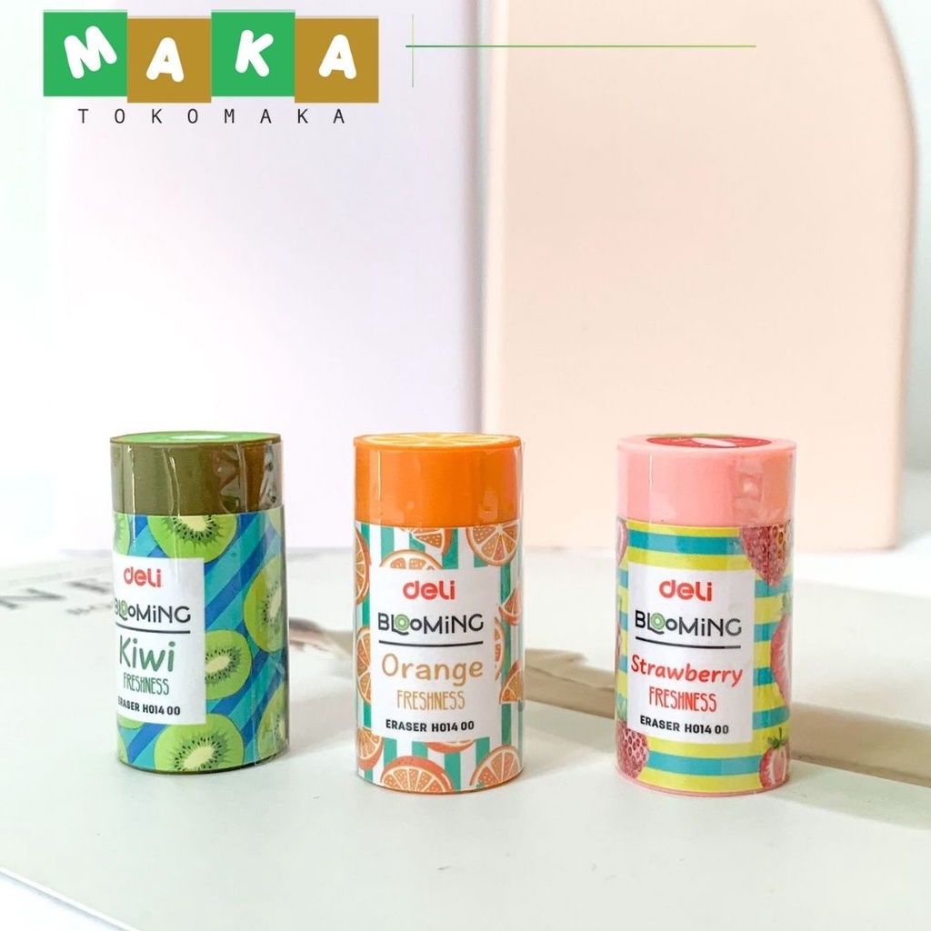 Jual penghapus buah deli hapusan pensil keperluan sekolah perlengkapan ...
