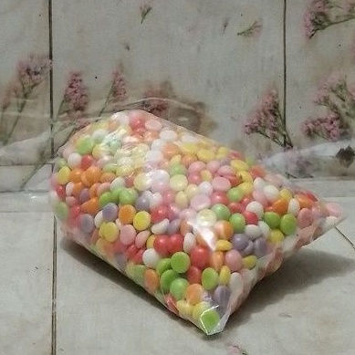 Jual choco chips setengah bulat warna warni chip rainbow kemasan r 250g ...